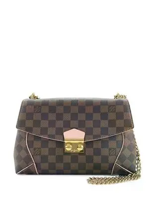 LOUIS VUITTON Caissa Damier Ebène Canvas Shoulder Bag
