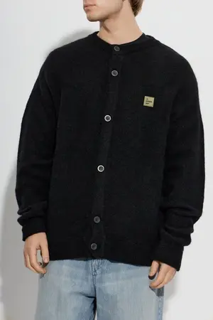 American Vintage Cardigan With Logo Patch