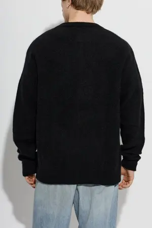 American Vintage Cardigan With Logo Patch