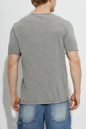 American Vintage T-shirt With Raw Edges