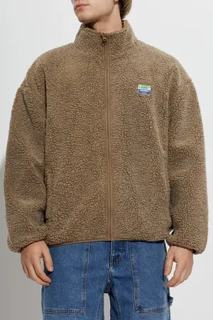 American Vintage Fleece Sweatshirt With Stand-up Collar