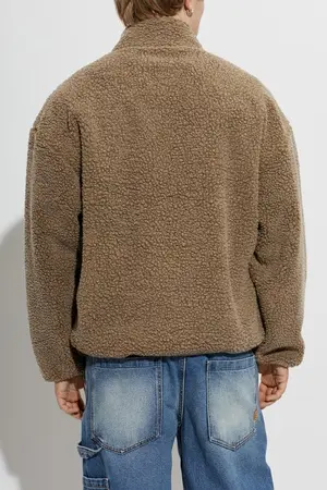 American Vintage Fleece Sweatshirt With Stand-up Collar