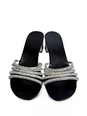 GIUSEPPE ZANOTTI Rhinestone-embellished Heeled Sandals