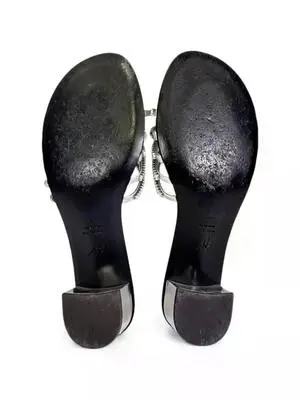 GIUSEPPE ZANOTTI Rhinestone-embellished Heeled Sandals