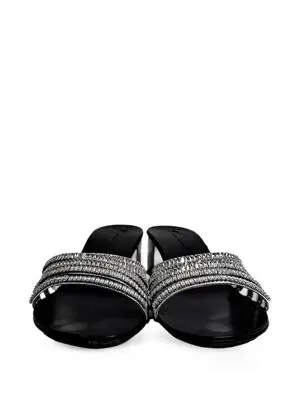 GIUSEPPE ZANOTTI Rhinestone-embellished Heeled Sandals