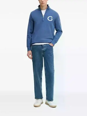 Gant Logo Patch Quarter-zip Sweater