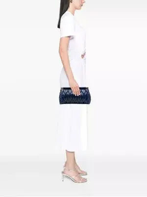 Miu Miu 2010-2026 Matelasse Patent Frame Clutch Bag