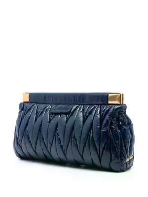 Miu Miu 2010-2026 Matelasse Patent Frame Clutch Bag