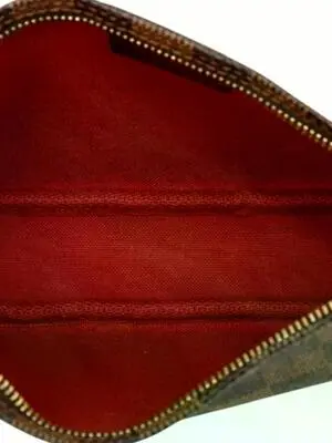 LOUIS VUITTON 2004 Damier Ebene Navona Shoulder Bag