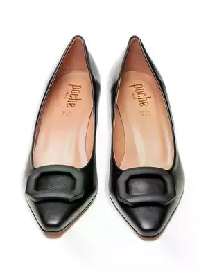 POCHE PARIS Buckle Pointed Pumps