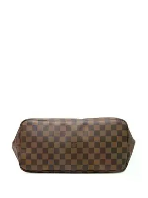 LOUIS VUITTON 2008 Damier Ebene Neverfull Mm Tote Bag