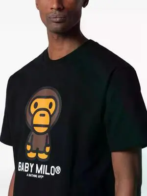 A BATHING APE Baby Milo Printed T-shirt