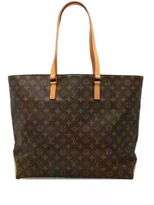 LOUIS VUITTON 2000 Monogram Cabas Alto Tote Bag - Brown