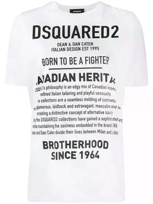 Dsquared2 Logo Print T-shirt - White