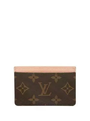 LOUIS VUITTON 2015 Monogram Card Holder - Brown
