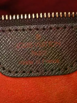 LOUIS VUITTON 2001 Damier Ebene Triana Handbag