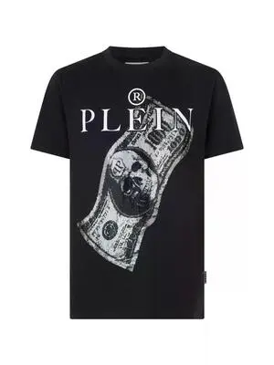 Philipp Plein Jersey T-shirt Skull Strass