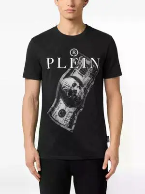 Philipp Plein Jersey T-shirt Skull Strass