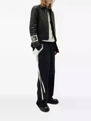 ANN DEMEULEMEESTER Fin Lounge Track Pants - Black