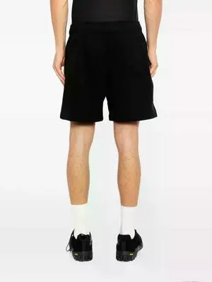 MELT Graphic Print Drawstring Shorts - Black