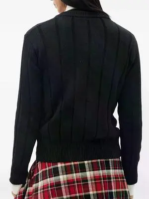 ANN DEMEULEMEESTER Natel Brushed Rib Cardigan