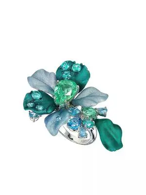 ANABELA CHAN Ariel Multi-stone Ring - Blue