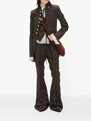 ANN DEMEULEMEESTER Stanse Pinstripe Waistcoat