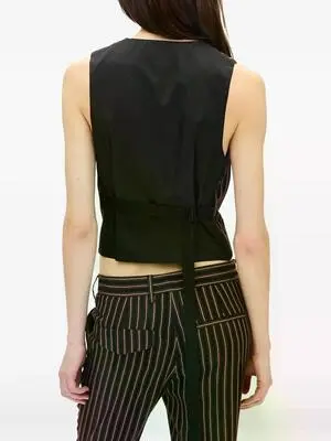 ANN DEMEULEMEESTER Stanse Pinstripe Waistcoat