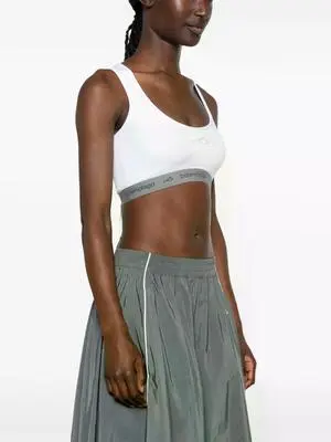 Balenciaga Logo-print Cropped Tank Top