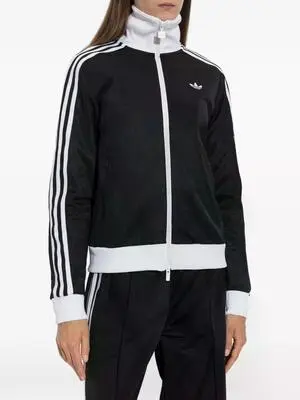 Adidas Logo-embroidered Striped Track Jacket