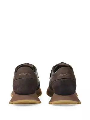 Moncler Pacey2 Panelled Logo-debossed Sneakers - Brown