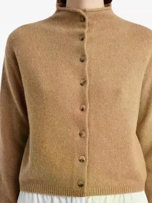 Khaite High-neck Button-up Cardigan