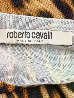 Roberto Cavalli Leopard-print Knit Tank Top