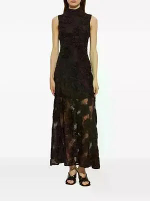 ROTATE BY BIRGER CHRISTENSEN Sleeveless Floral Maxi Dress