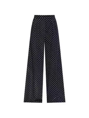 Max Mara Cerbero Polka-dot Palazzo Pants