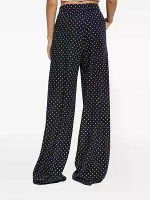 Max Mara Cerbero Polka-dot Palazzo Pants