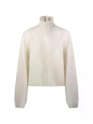 RÓHE Ribbed-knit High-neck Sweater - Neutrals