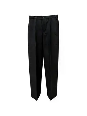 Rick Owens Tailored Pressed-crease Trousers - Black