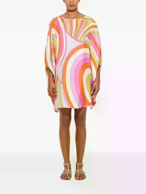 Emilio Pucci Iride-print Silk Kaftan