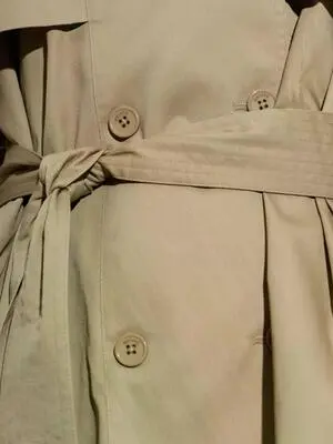 ROTATE BY BIRGER CHRISTENSEN Double-breasted Belted Short Trench Coat