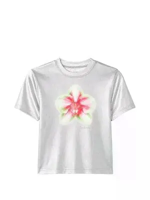 Casablanca Glitch Orchid T-shirt - Silver