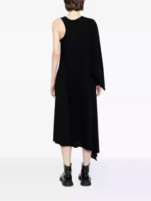 Yohji Yamamoto Asymmetric Draped Dress