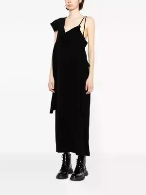 Yohji Yamamoto Asymmetric Draped Dress