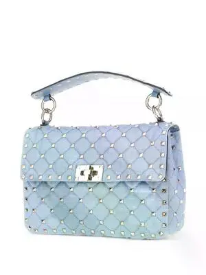 Valentino Garavani Rockstud Spike Shoulder Bag - Blue
