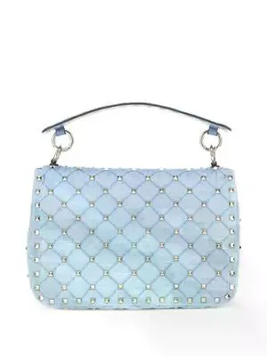 Valentino Garavani Rockstud Spike Shoulder Bag - Blue