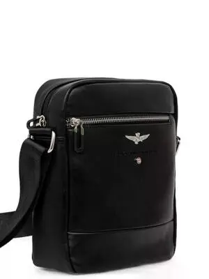 AERONAUTICA MILITARE Logo Plaque Zip Belt Bag