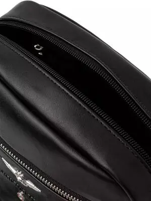 AERONAUTICA MILITARE Logo Plaque Zip Belt Bag