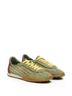 HOFF Bridge Gingham-pattern Panelled Sneakers - Green