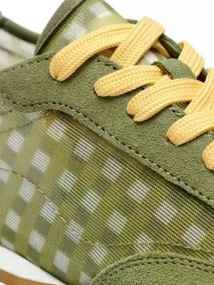 HOFF Bridge Gingham-pattern Panelled Sneakers