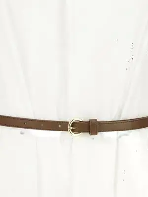 Max Mara Belted Halterneck Maxi Dress